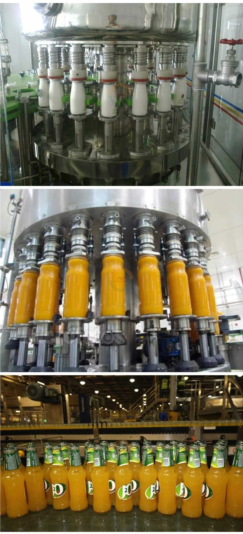 Automatic UHT Pasteurized Milk Plastic Bottle Filling and Capping ...