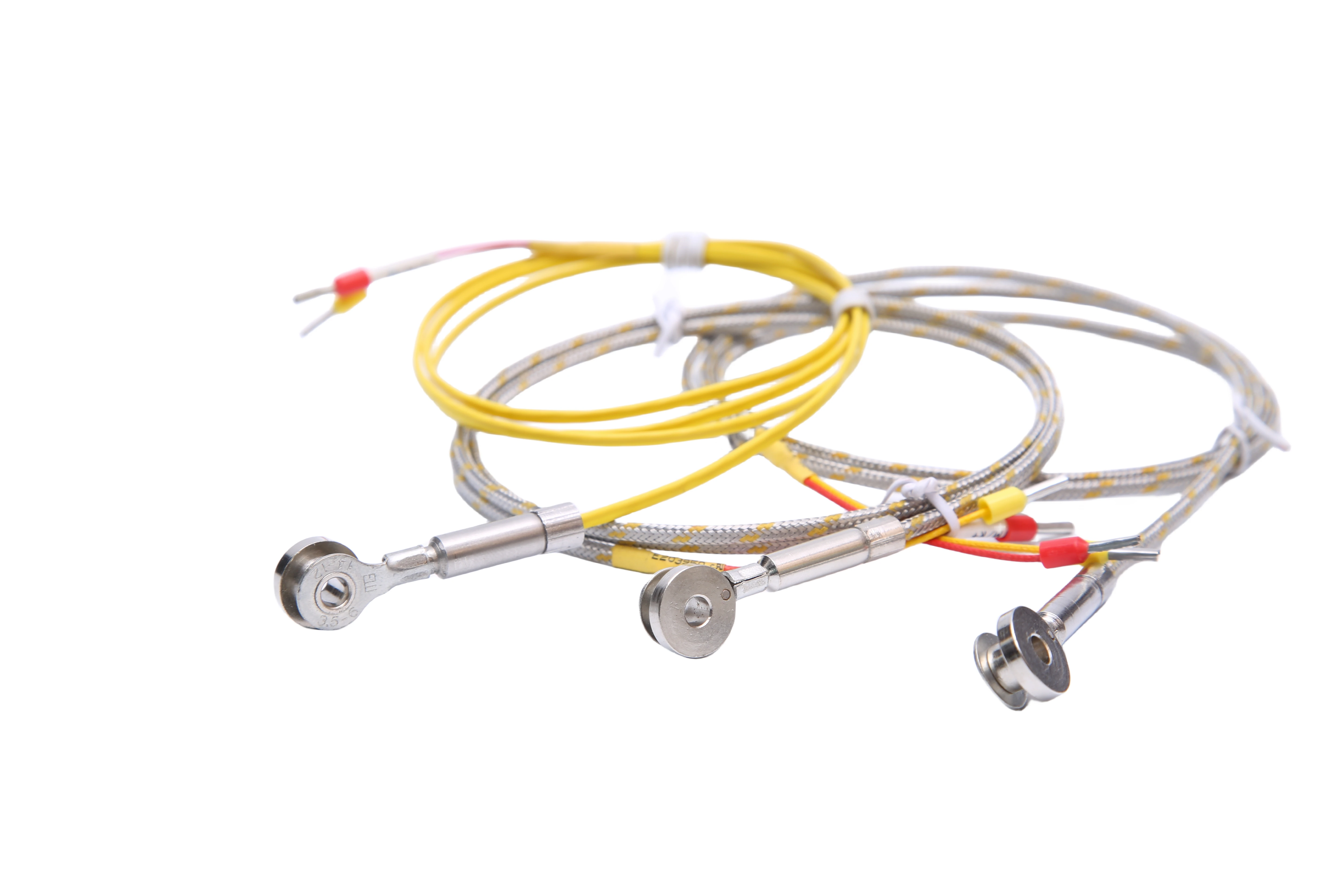 Pt100 Rtd Temperature Sensor Probe 3 Wire Cable Thermocouple Stainless ...