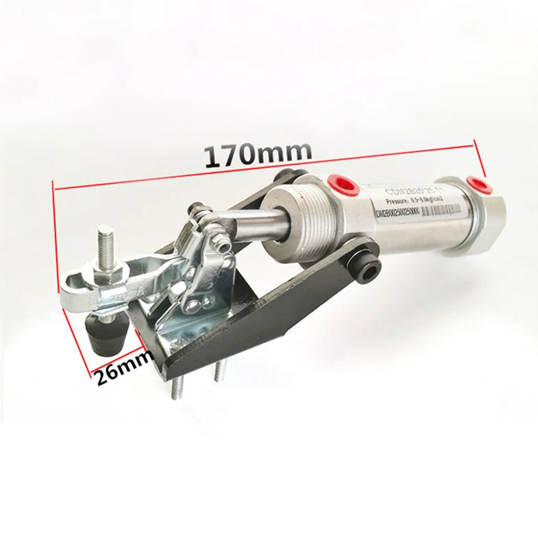 Air Powered Cylinder Pneumatic Toggle Clamp - Buy Pnuematic Toggle ...