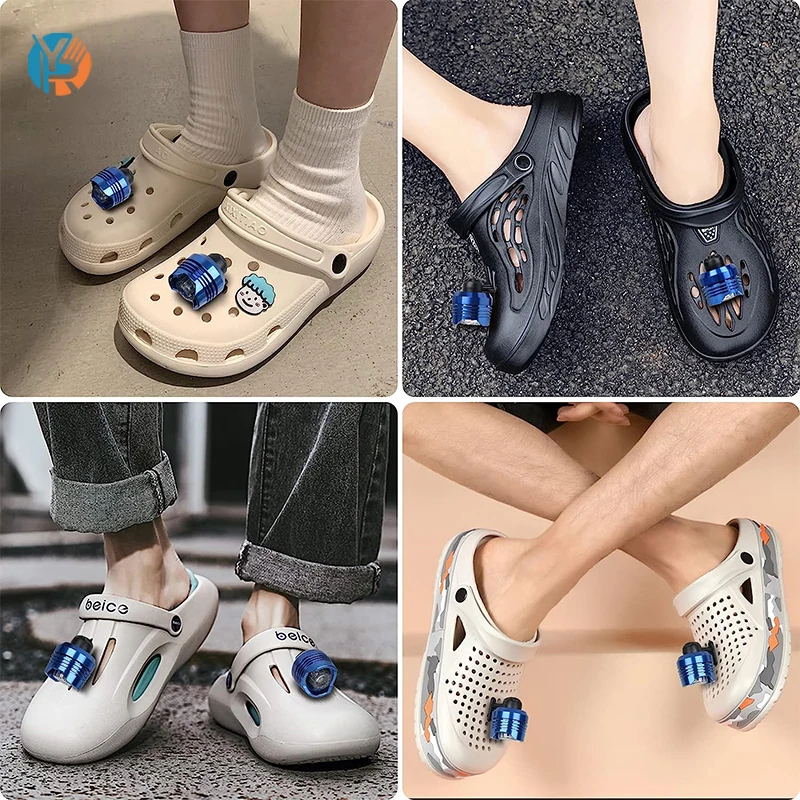 2023 New Design Croc Accessories Croc Metalheadlights Shoe Croc Charms ...