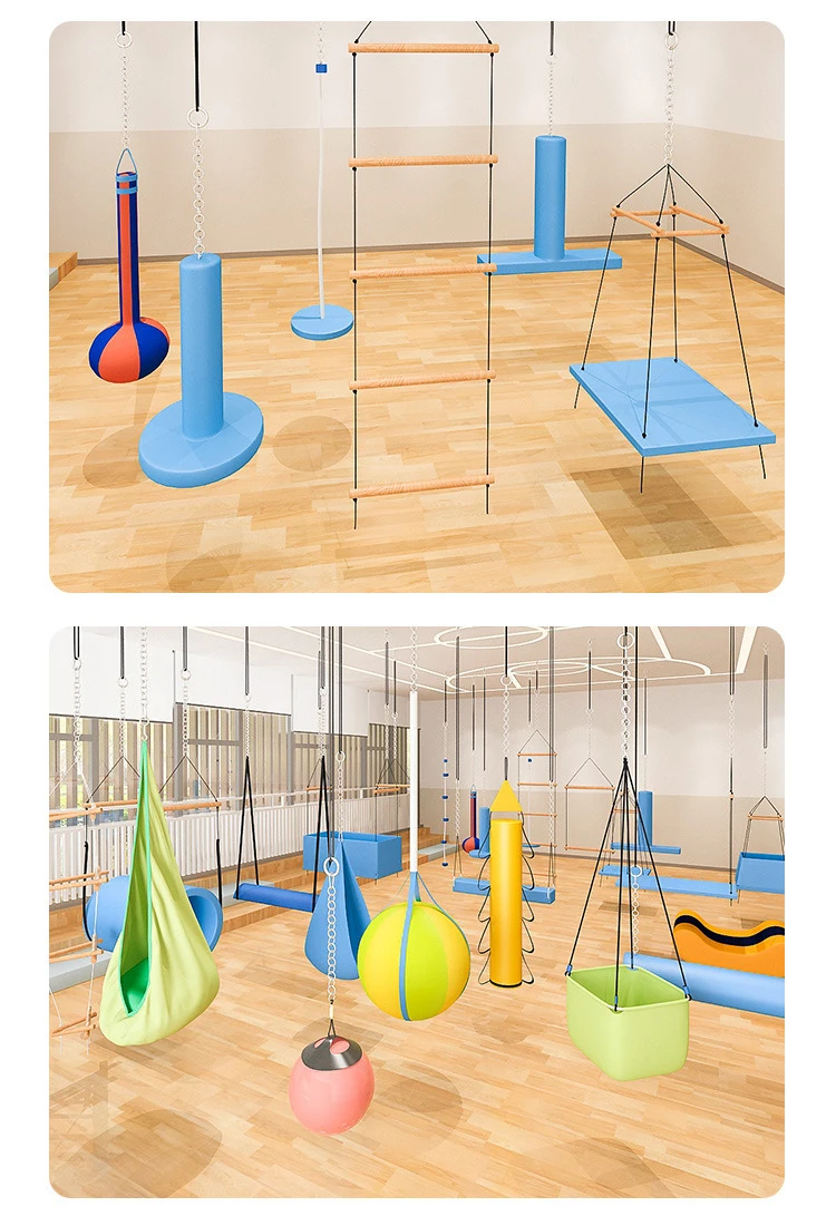 Moetry Trending Kids Sensory Hanging Swing Set for Therapy