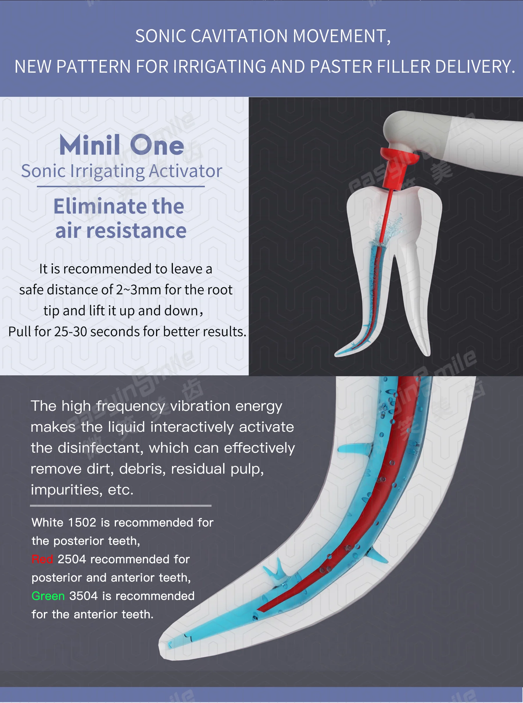 Easyinsmile Endodontic Sonic Activator For Endo Irrigation - Buy Endo ...