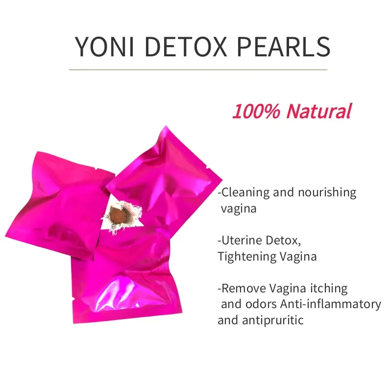 Natural Feminine Hygiene Cleaner - Yoni Tampon Yoni Pearls Herbal