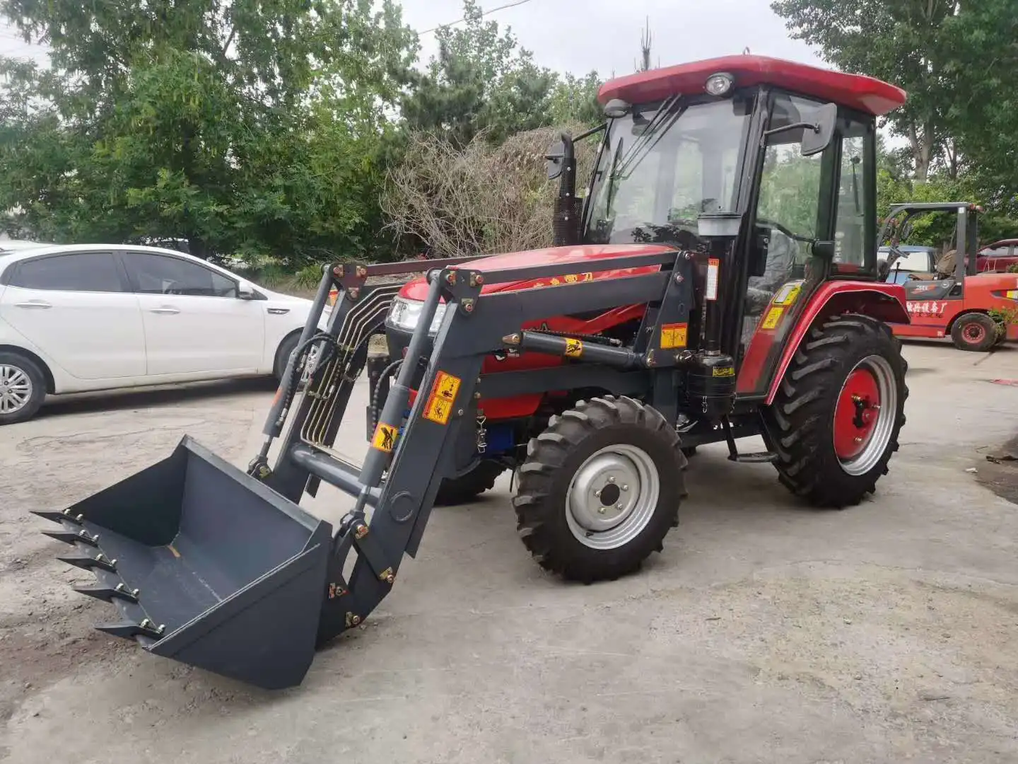 Tractor Front End Forklift Loader Compact Tractor Quick Hitch Machine ...