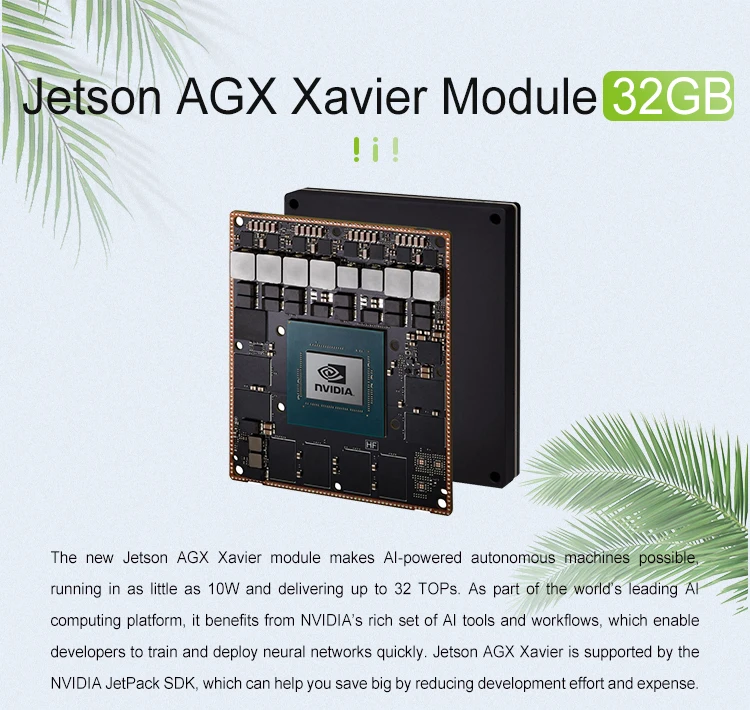 NVIDIA Jetson AGX Xavier 32GB Module for AI Edge Computing