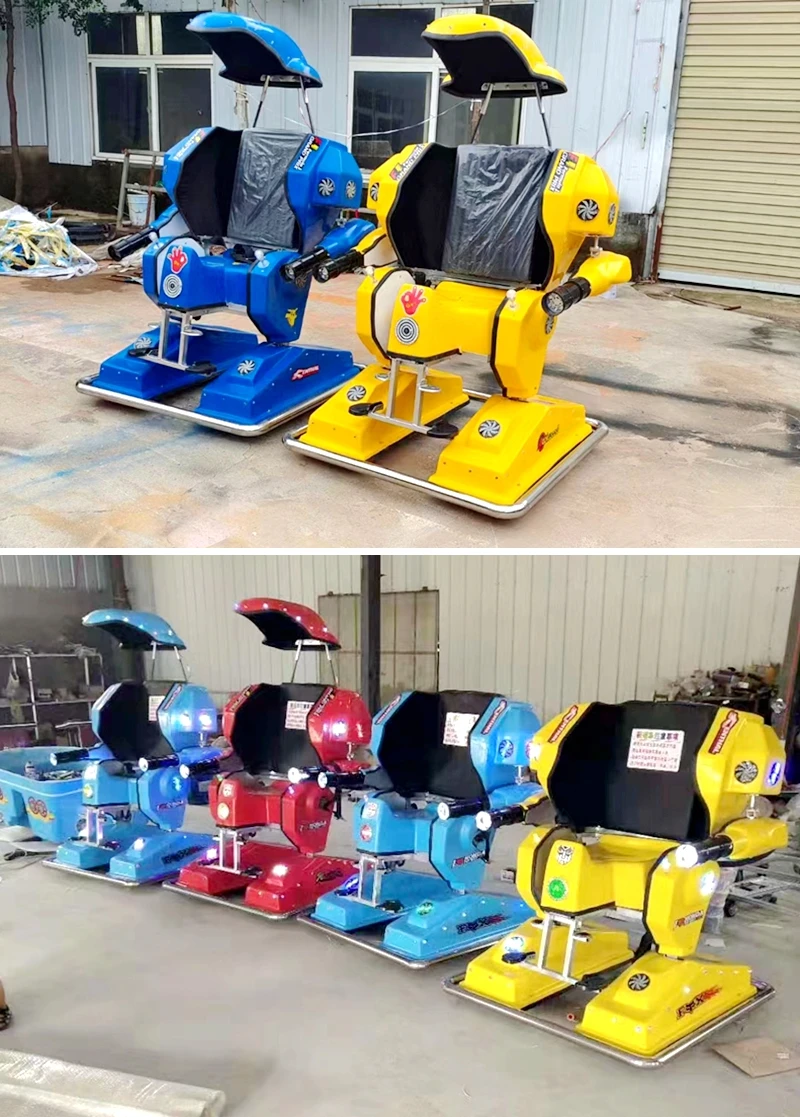 Kiddie Rides Indoor Games for Sale Fiberglass Walking Robot for ...