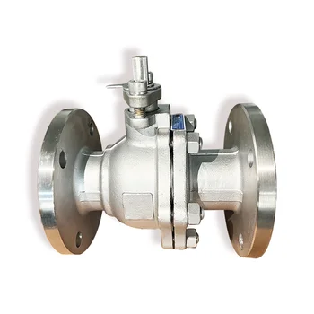 Q41f-16p Manual Flange Seal Floating Ball Valve Heavy Duty 316 Material ...