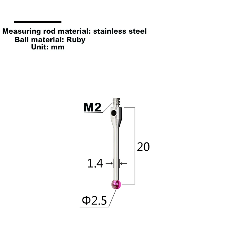 Coordinate Measuring Non Standard Custom Dial Indicator M2m3m4 Tungsten ...