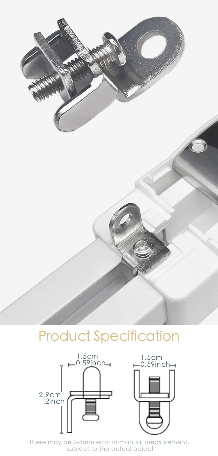 Curtain Track Fasteners Electric Curtain Track Lock Stop Curtain ...