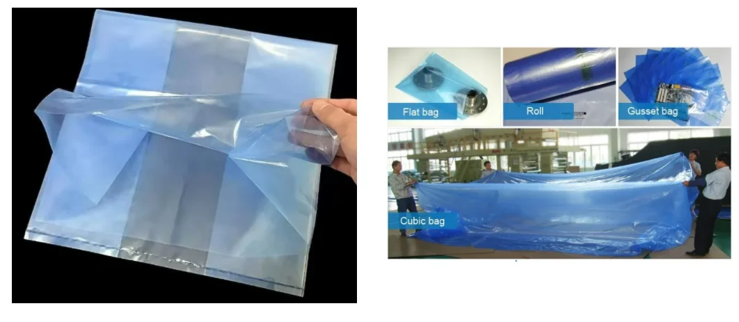 Auto Parts Blow Molding Resealable Plastic VCI Flat Anti Rust Anti ...