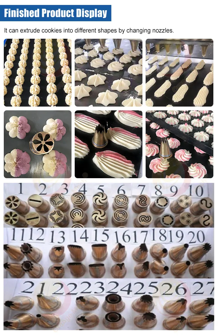 High Productivity Electric Cookie Machine - LOM Biscuit Maker