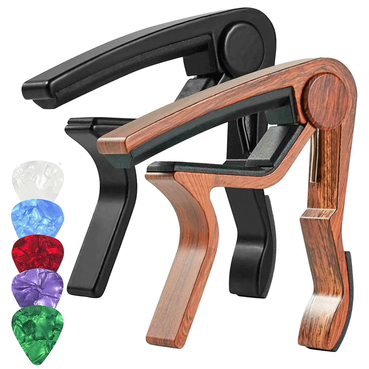 Guitar Capo 2 Pack Guitars Tuning Tone for Acoustic and Electric Guitar ...