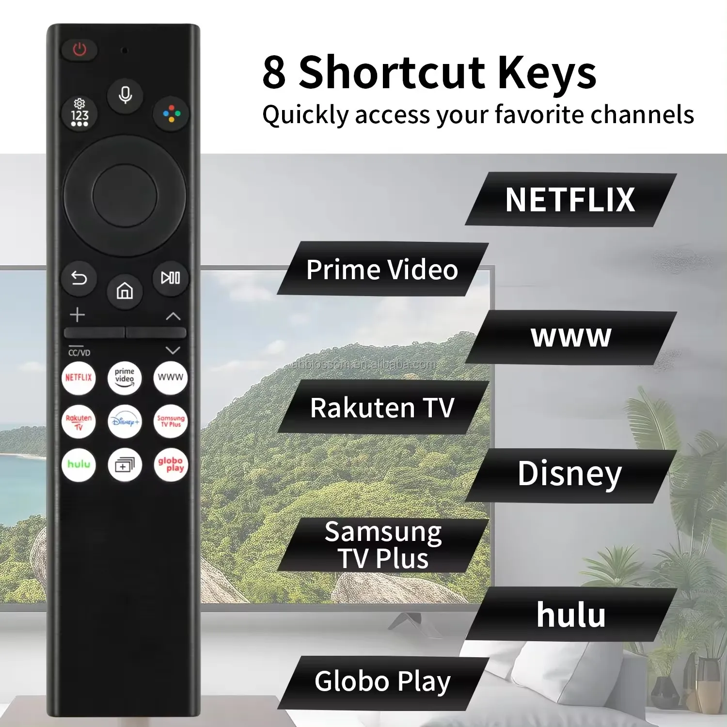 BN59-01390A Voice Universal Remote Control for Samsung Tvs