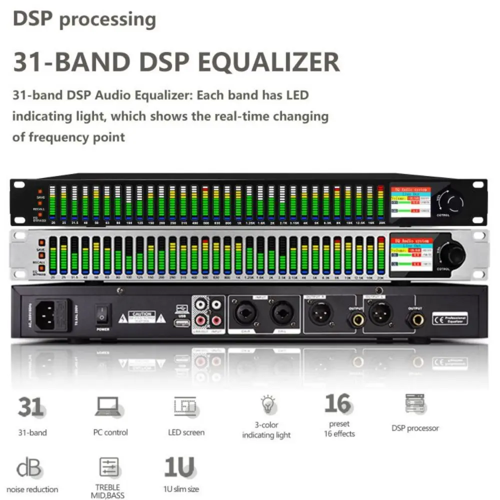 Paulkison Equalizer EQ231 - 31band DSP Audio Processing