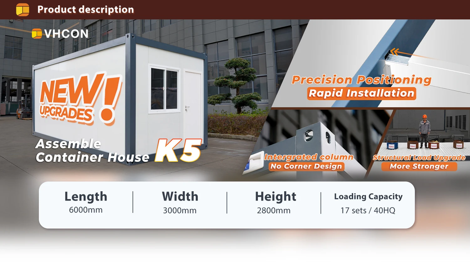 20FT Luxury Detachable Container Modular Prefabricated House 3 Bedroom ...