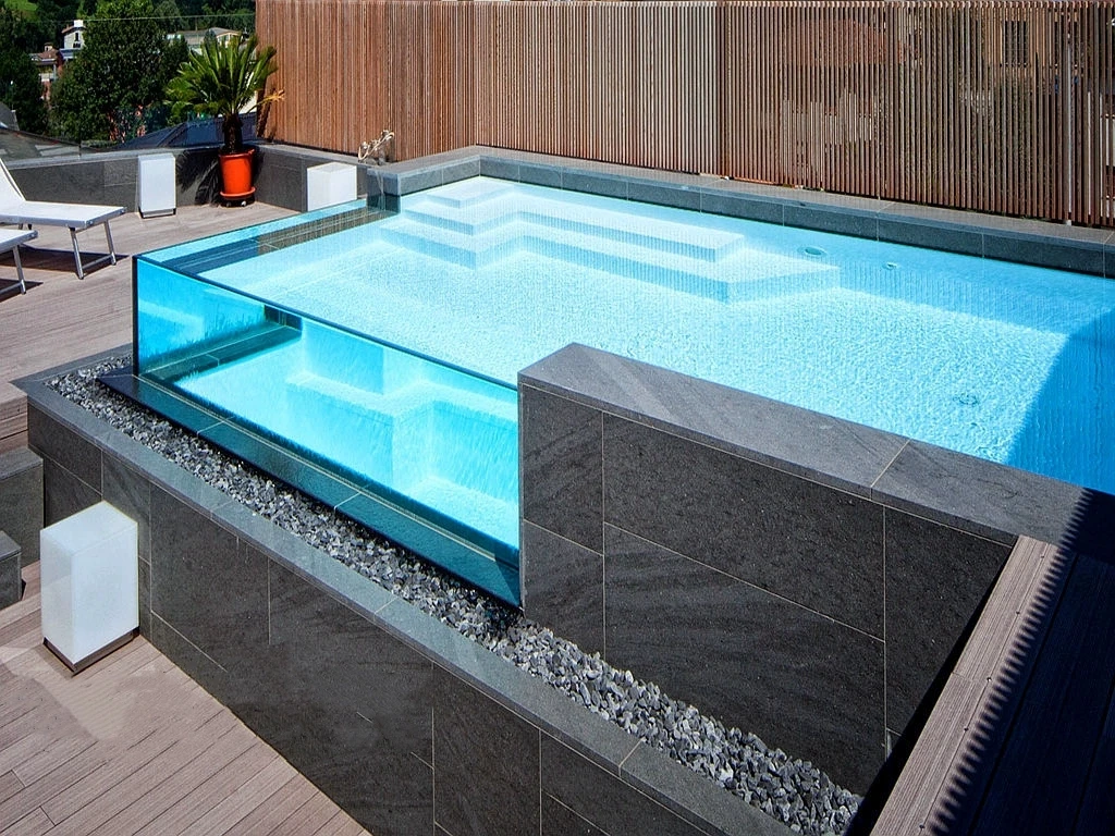 Outdoor Customer Size An -uv Virgin Pmma Thick Acrylic Swimming Pool ...
