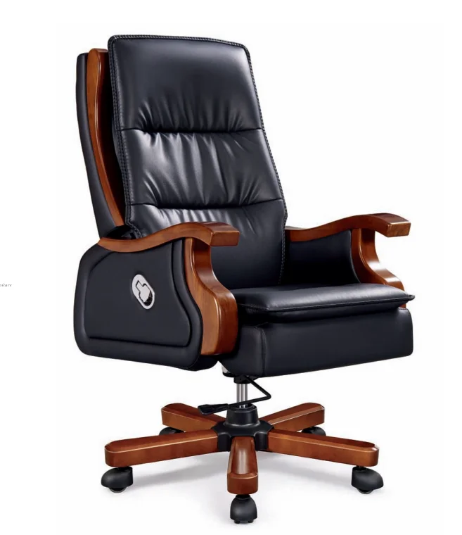 Modern Executive Desk with Leather Boss Chair - 3year Warranty