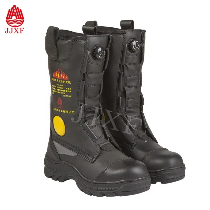 Fire Fighting Boots Fire Boots Firefighter Safety Shoes - Buy Fire ...