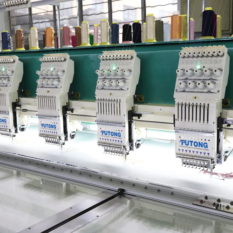 multihead embroidery machine embroidery machine 15 head 9 needle ...
