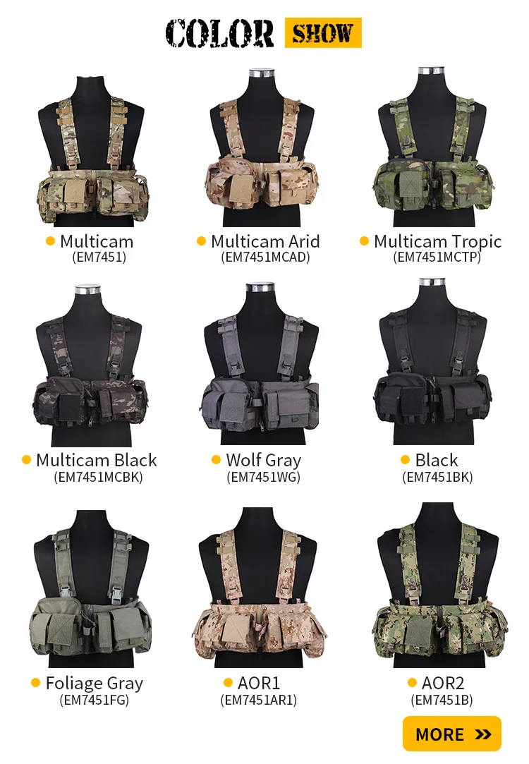 Emersongearequipment Chest Rig Tactical Vest Micro Chest Rig Tactical ...