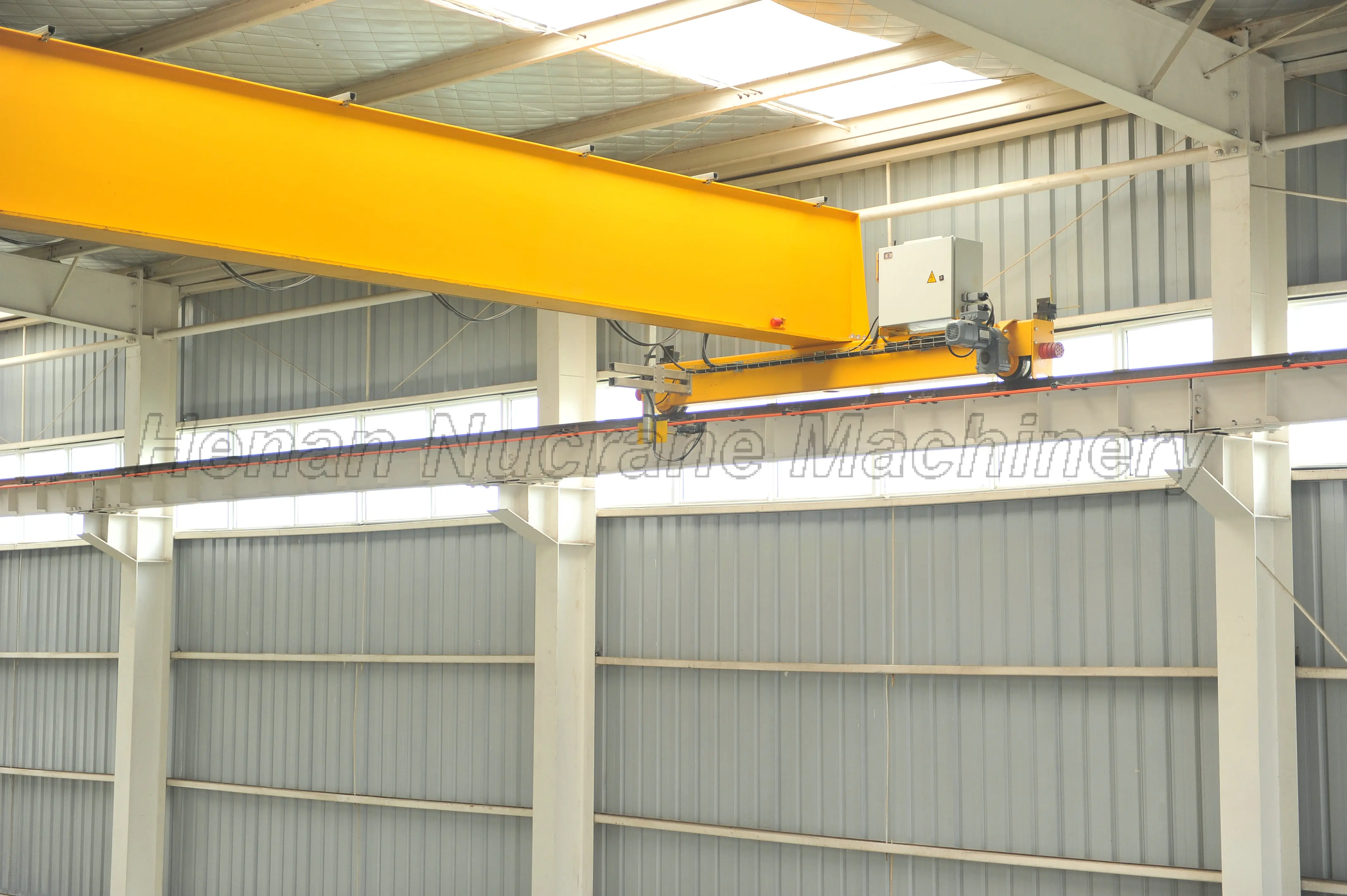Monorail Steel Lifting 10 Ton Overhead Crane Workshop Single Girder ...