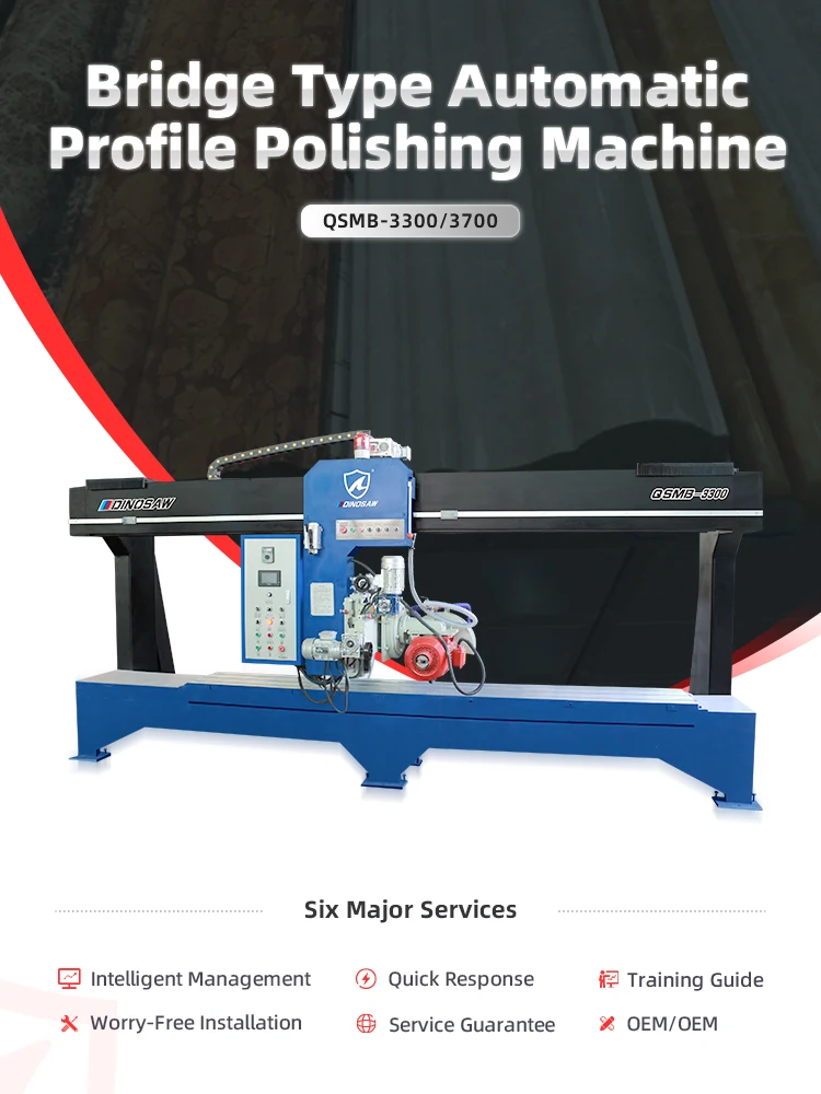 Edge Profiling Polishing Machine Automatic Bridge Type Stone For Marble ...