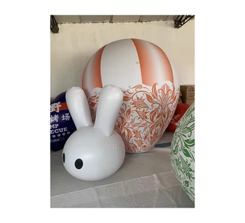 Boyi Pvc Inflatable Rabbit Head Balloon Giant Inflatable White Rabbit ...