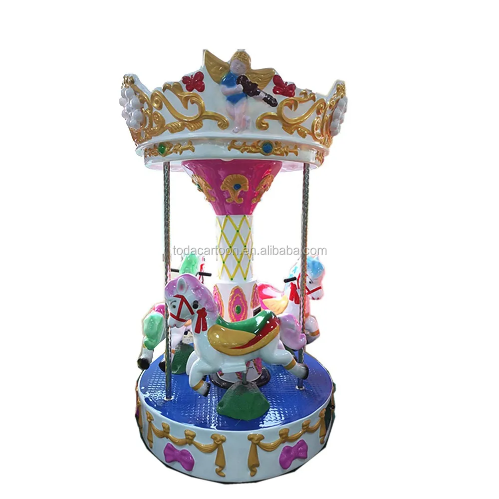 2021 Carousel Arcade Game Machine For Amusement Park Kids 3 Players ...