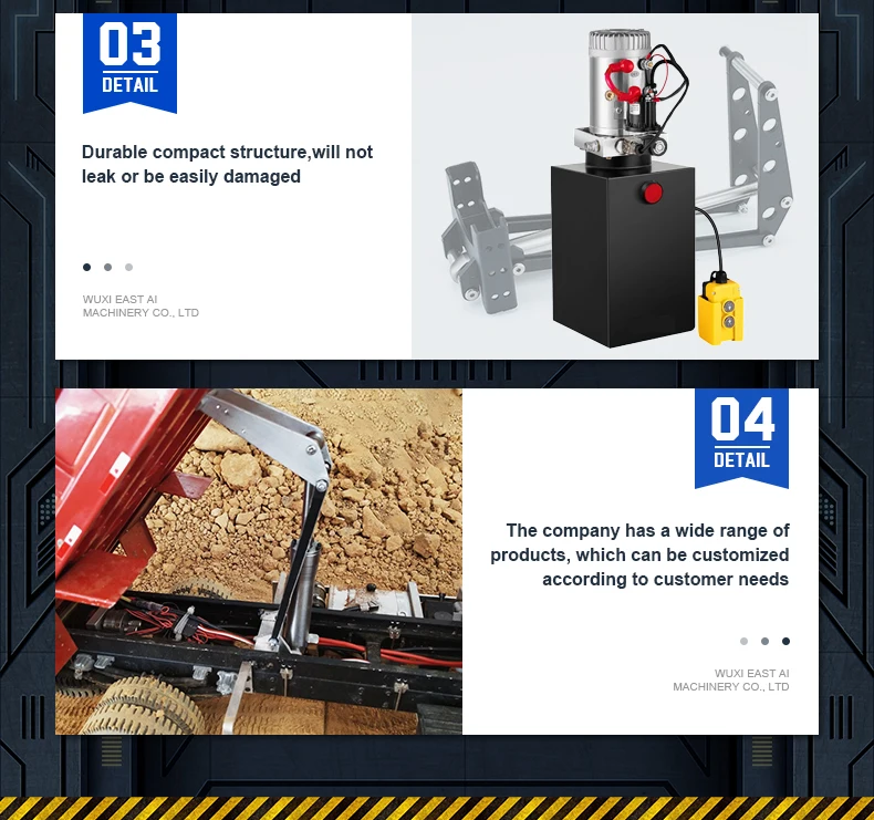 Truck Hydraulic Hoist Kit Scissor Hoists For Dump Trailer Bed Kit Hydraulic Cylinder Scissor ...