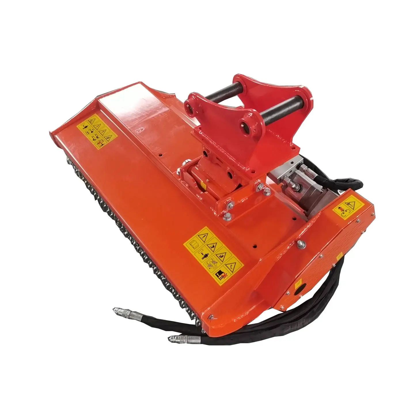 Excavator Flail Mower Mini Skid Steer Brush Cutter with Motor Bearing ...