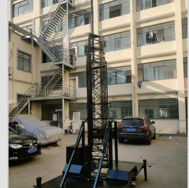 Portable Tower 20m Telescopic Lattice Tower - Buy Portable Tower ...