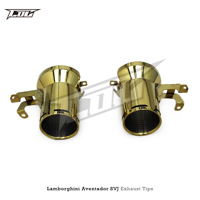 Exhaust Tips For Lamborghini Aventador Svj Stainless Steel Tail Mouth ...
