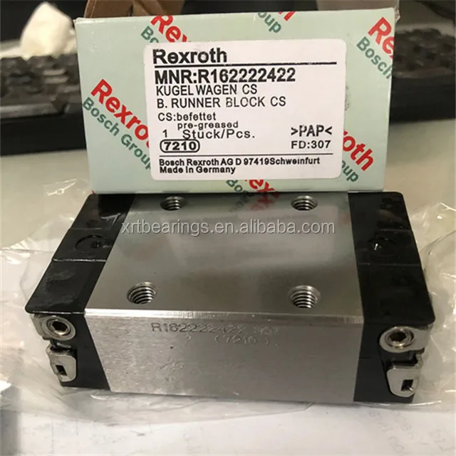 Rexroth Linear Guide Rail Runner Block R162222420 - High Accuracy