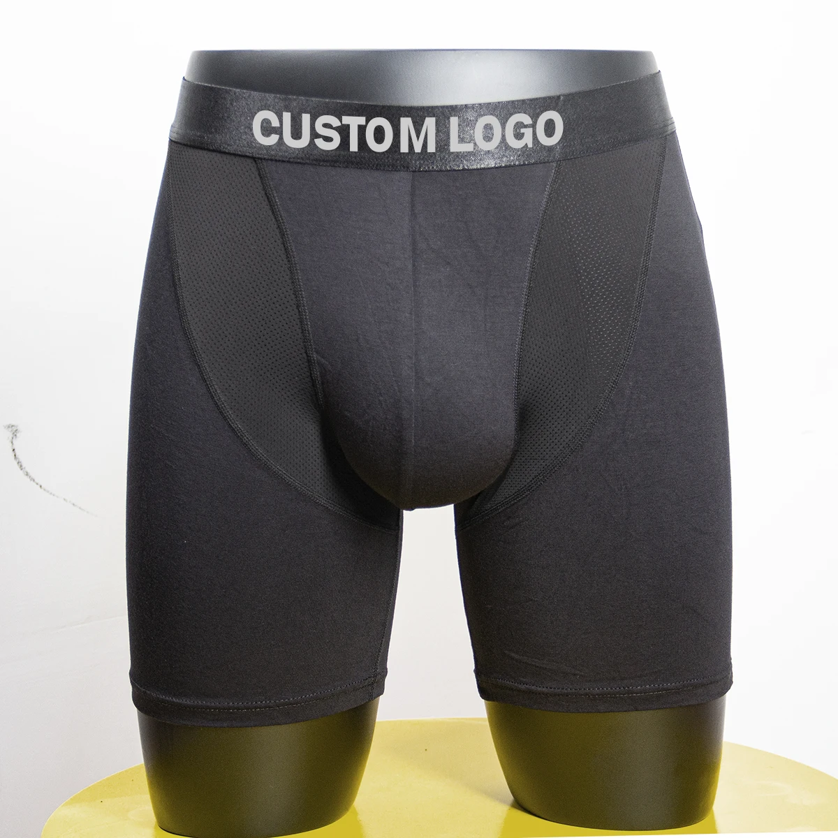 Custom Logo and Wholesale Mesh Modal Sport Underwear Quick Dry Lengthen ...