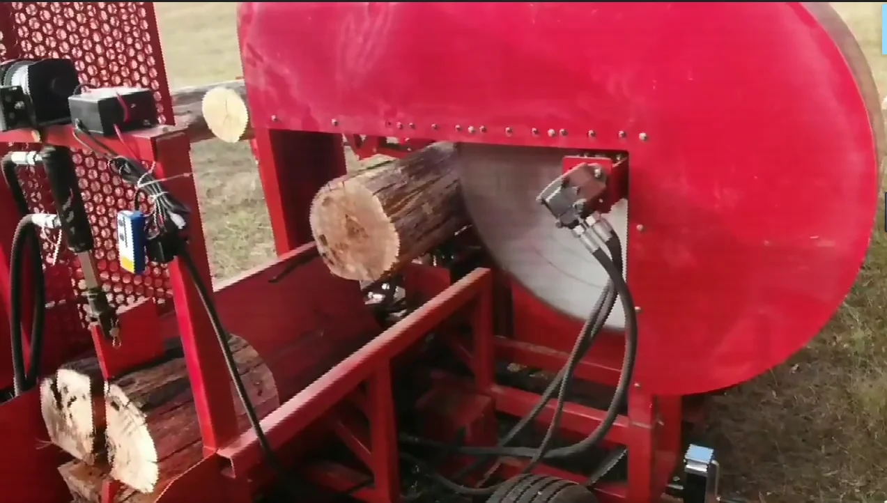 CE/EPA Circular Blade Saw Firewood Processor Gasoline/Diesel Hydraulic ...