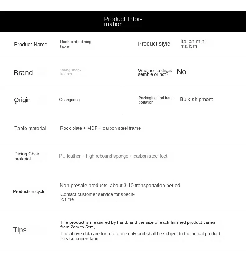 Retractable Rock Slab Round Dining Table Modern Design Home Folding ...