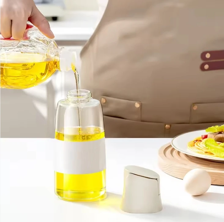 Factory Supply 450ml Auto Flip Oil Bottle Essential Olive Cooking Oil ...