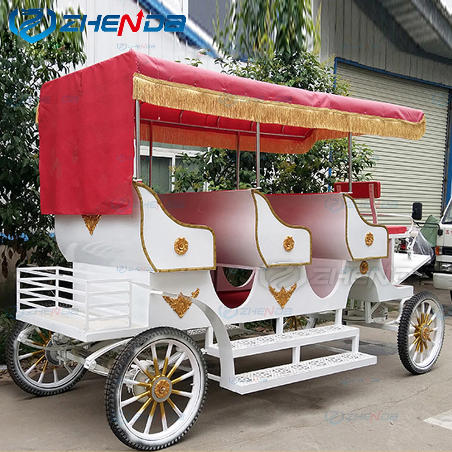 New Wedding Sightseeing Horse Drawn Carriage/high Quality Electric ...