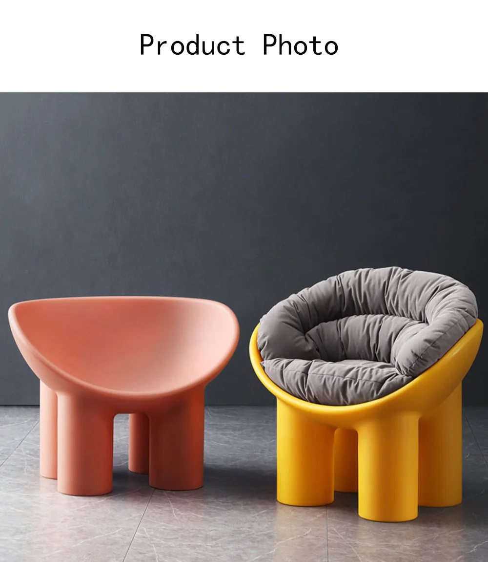 Nordic Modern Small Accent Chair Living Room Relax Leisure Upholstered ...