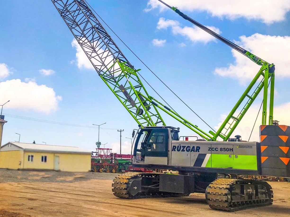 Zoomlion Zcc850h Lifting Cranes 85 Ton Mobile Crawler Crane With Hooks ...