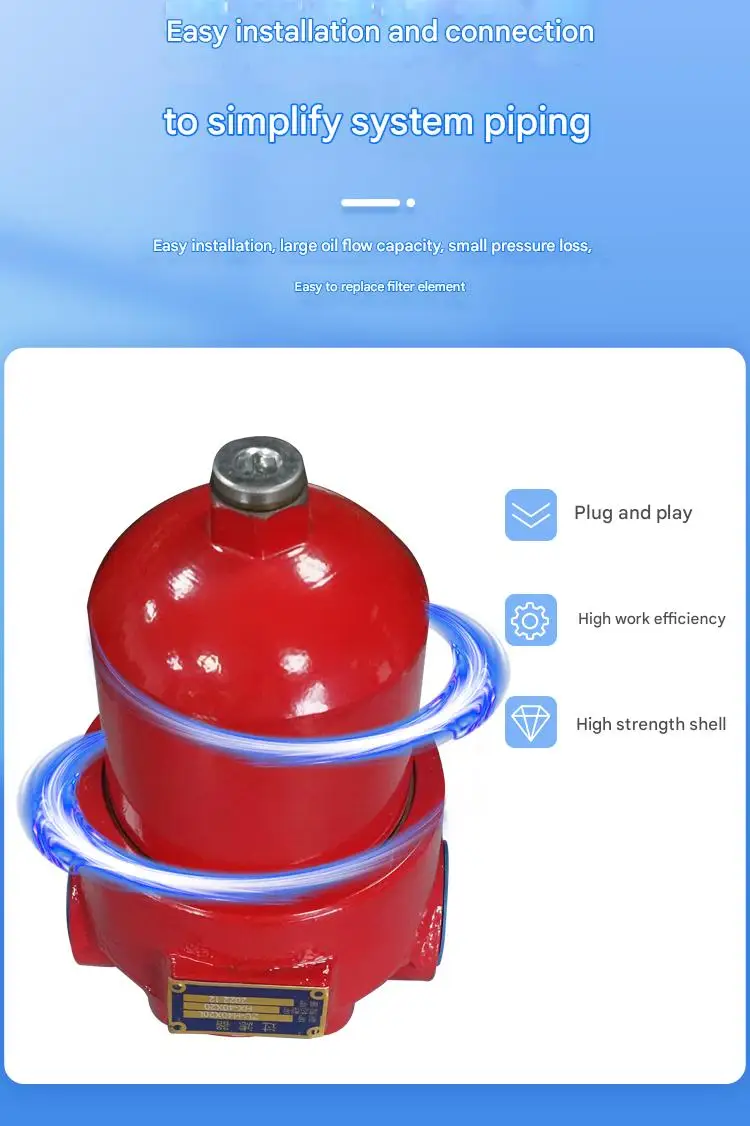 ZU High-Pressure Filter Assembly, High-Pressure Hydraulic Pipeline Oil ...