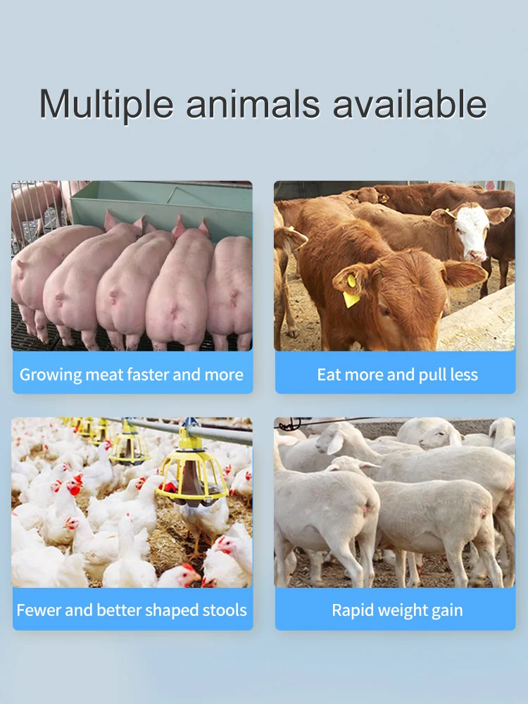 Grow Fast Gain Weight For Pig Cow Sheep - Buy Customizable Animal Feed ...