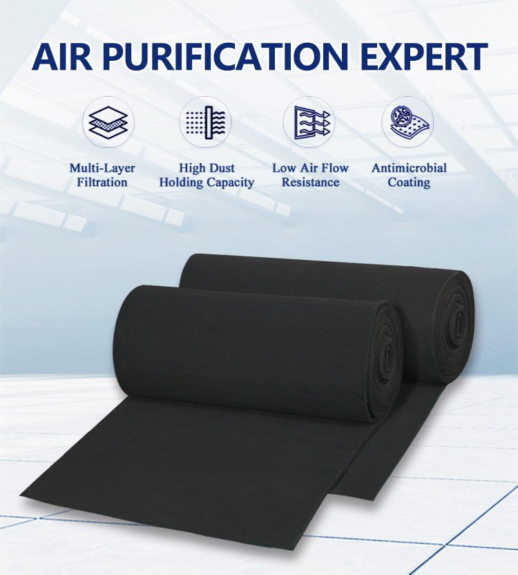 High Efficiency Activated Carbon Filter Roll for Air Purification and ...