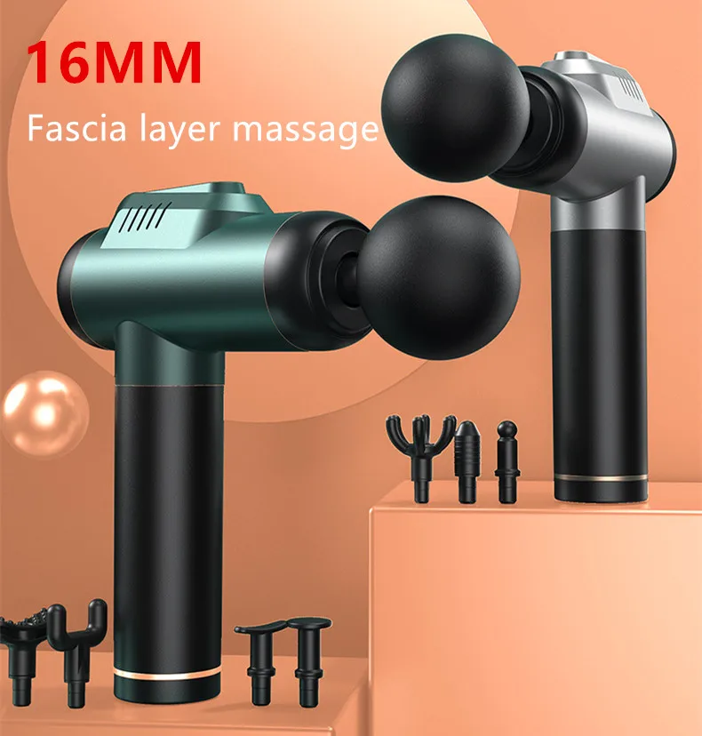 99 Speed Lcd Screen Fascial Gun Vibration Cordless Massager Deep Tissue ...