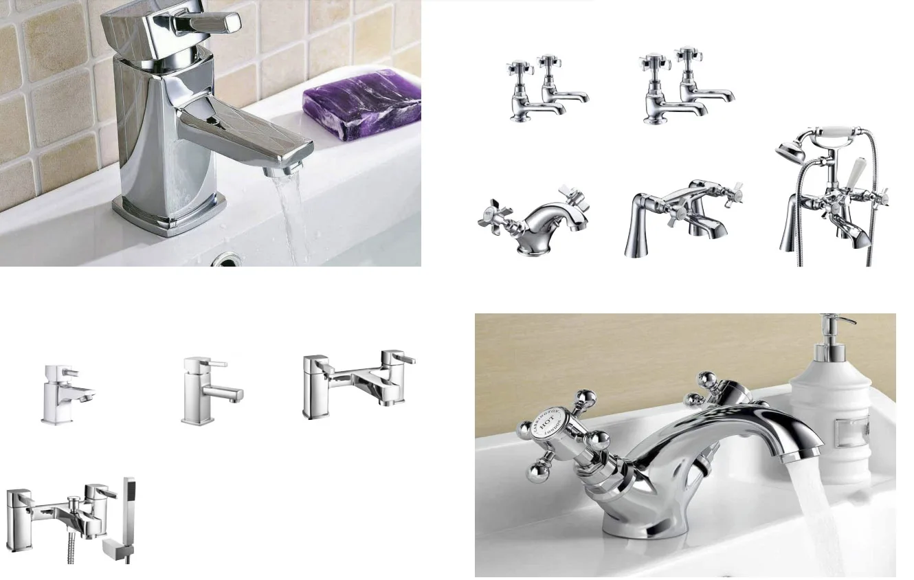 Stainless Steel Brushed Gold Above-Counter Basin Faucet Hot Cold ...