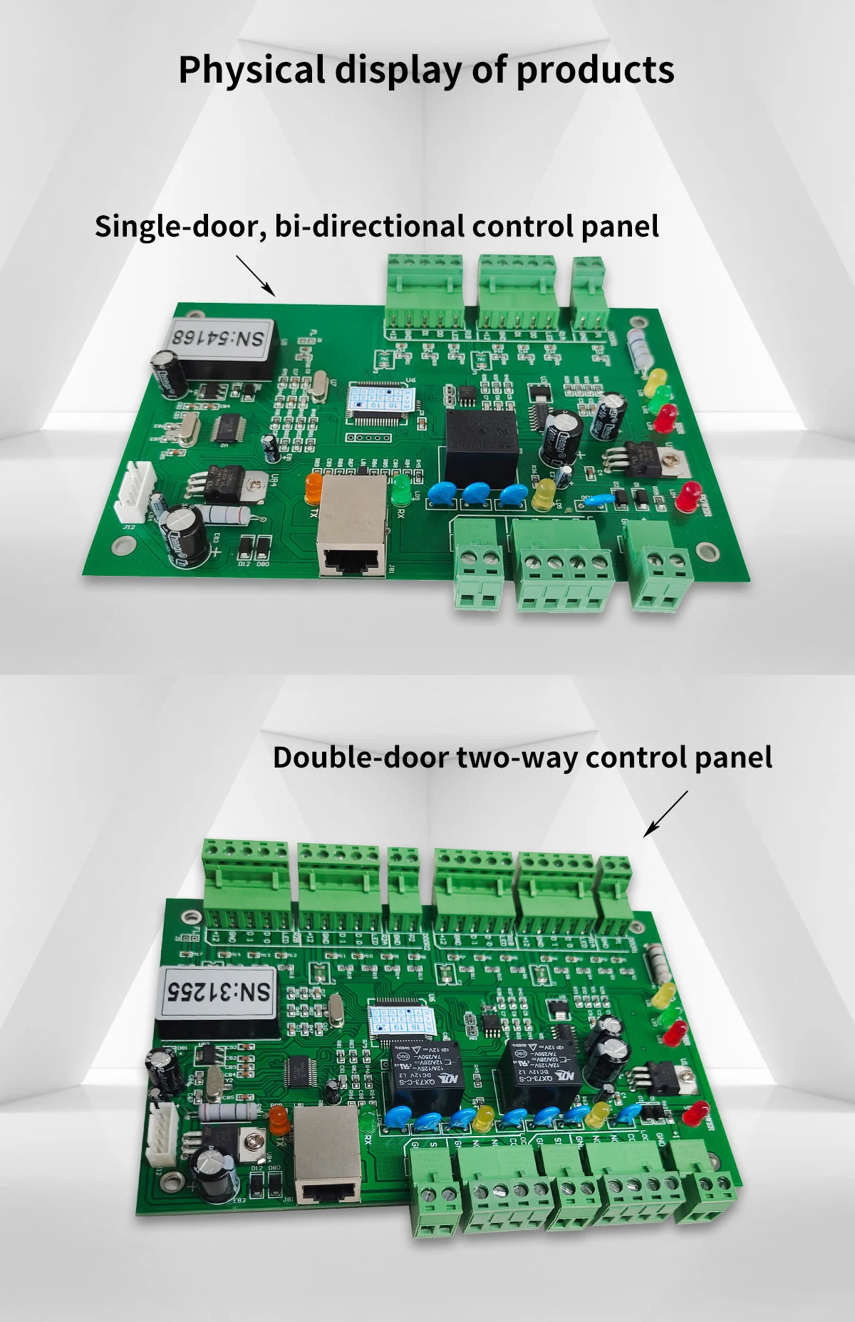 4 Doors Control Board Access With Free Software Sdk Access Control ...