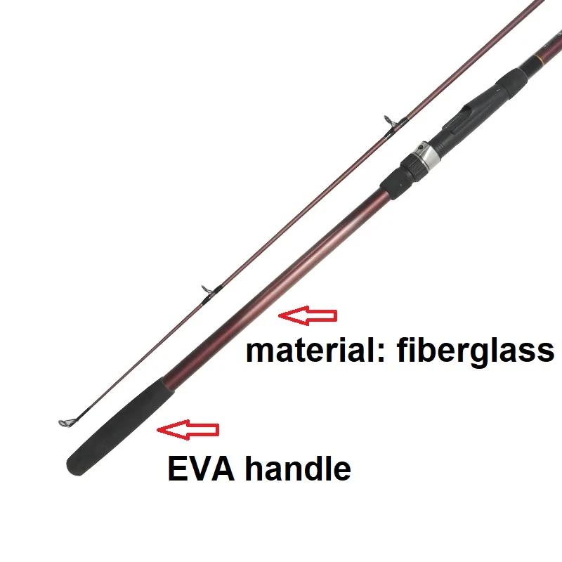 12ft 2 Section 3.0LBS Carp Rod Chinese Guides Chinese Reel Seat ...