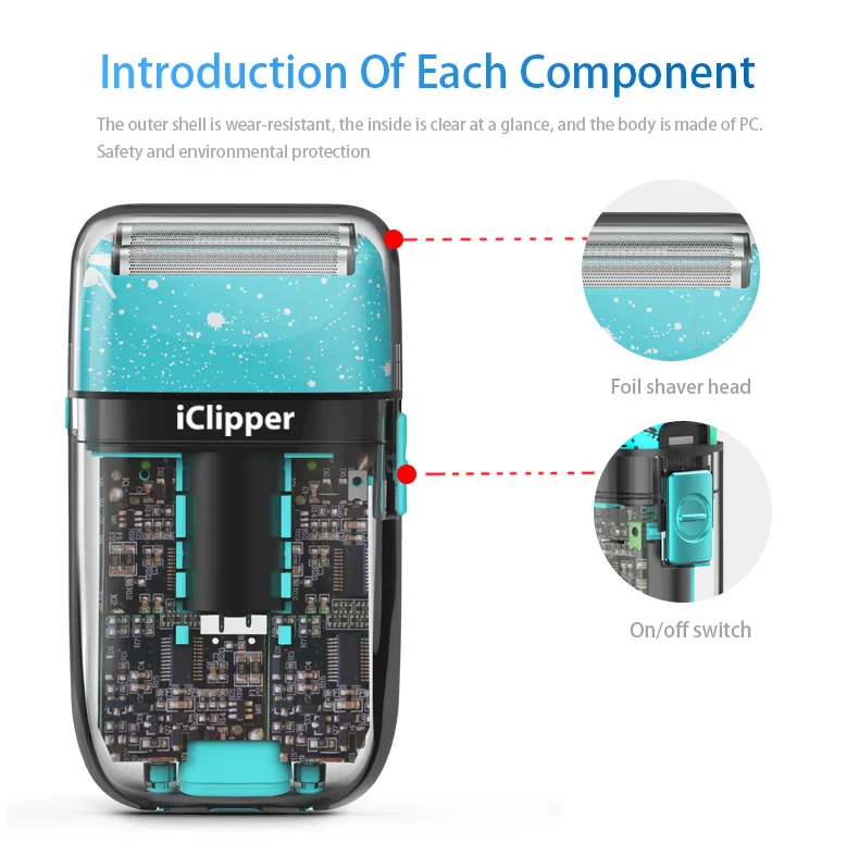 Iclipper-y10 Wholesale Customize Hair Clipper Professional
