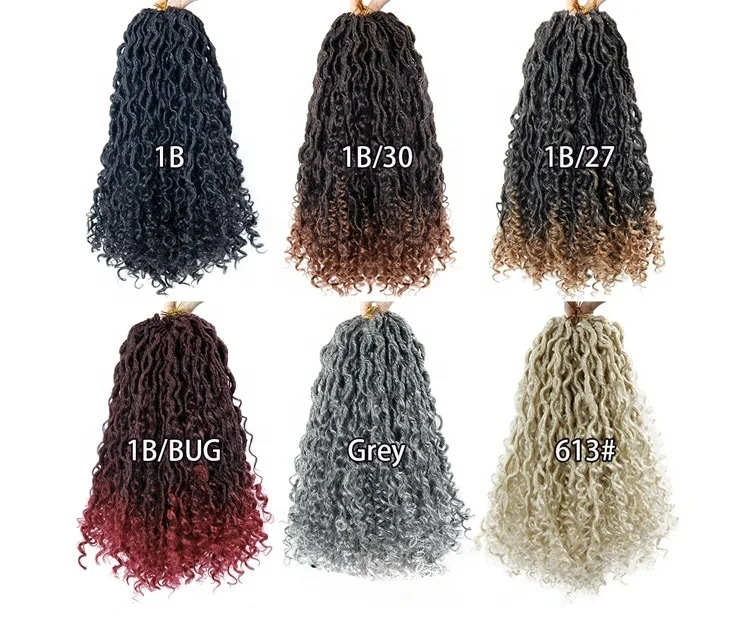 SR02 18inch 100g River Locs Synthetic Boho Bohemian Locs Crochet Hair ...