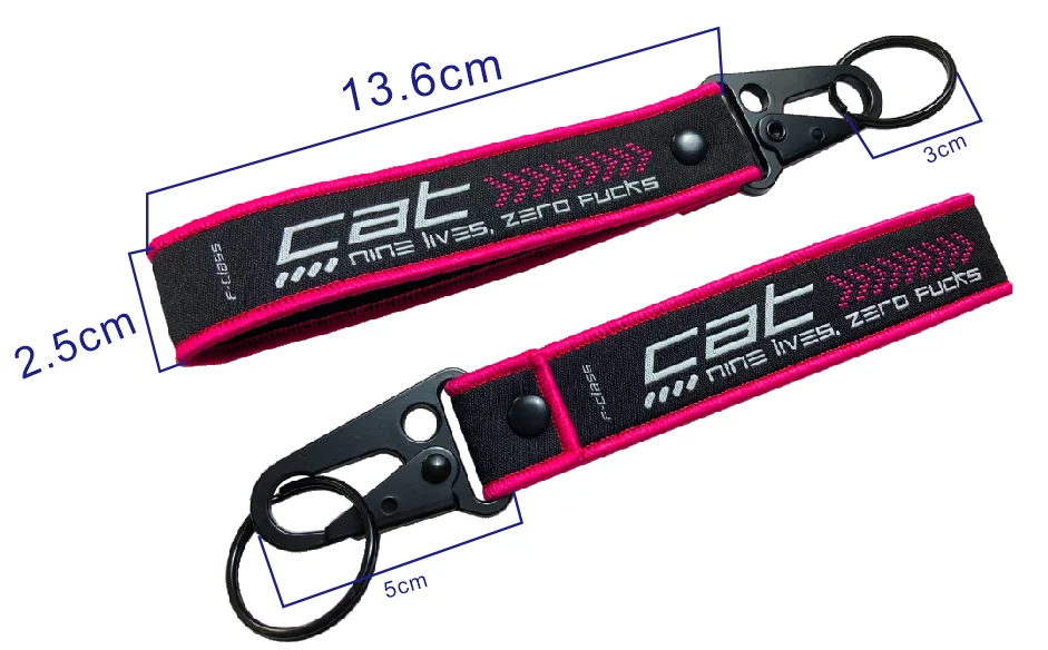 Custom Car Logo Fabric Embroidery - Keychains & Whistles